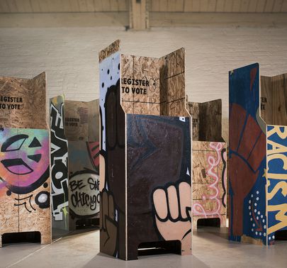 Graffiti campaign launched to encourage over 16s to register for 2024 ...