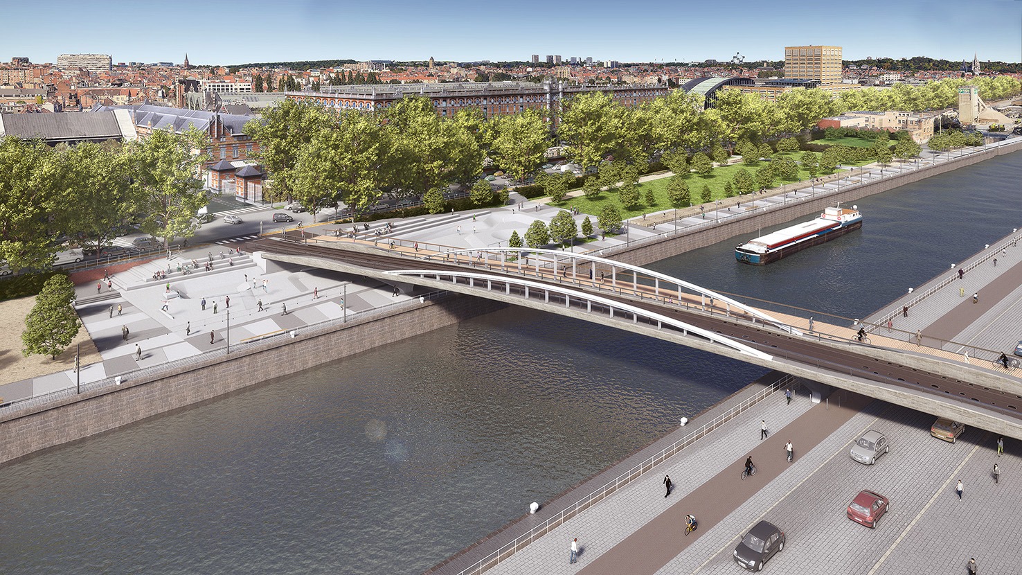Help give a name to Brussels' new canal bridge | The Bulletin