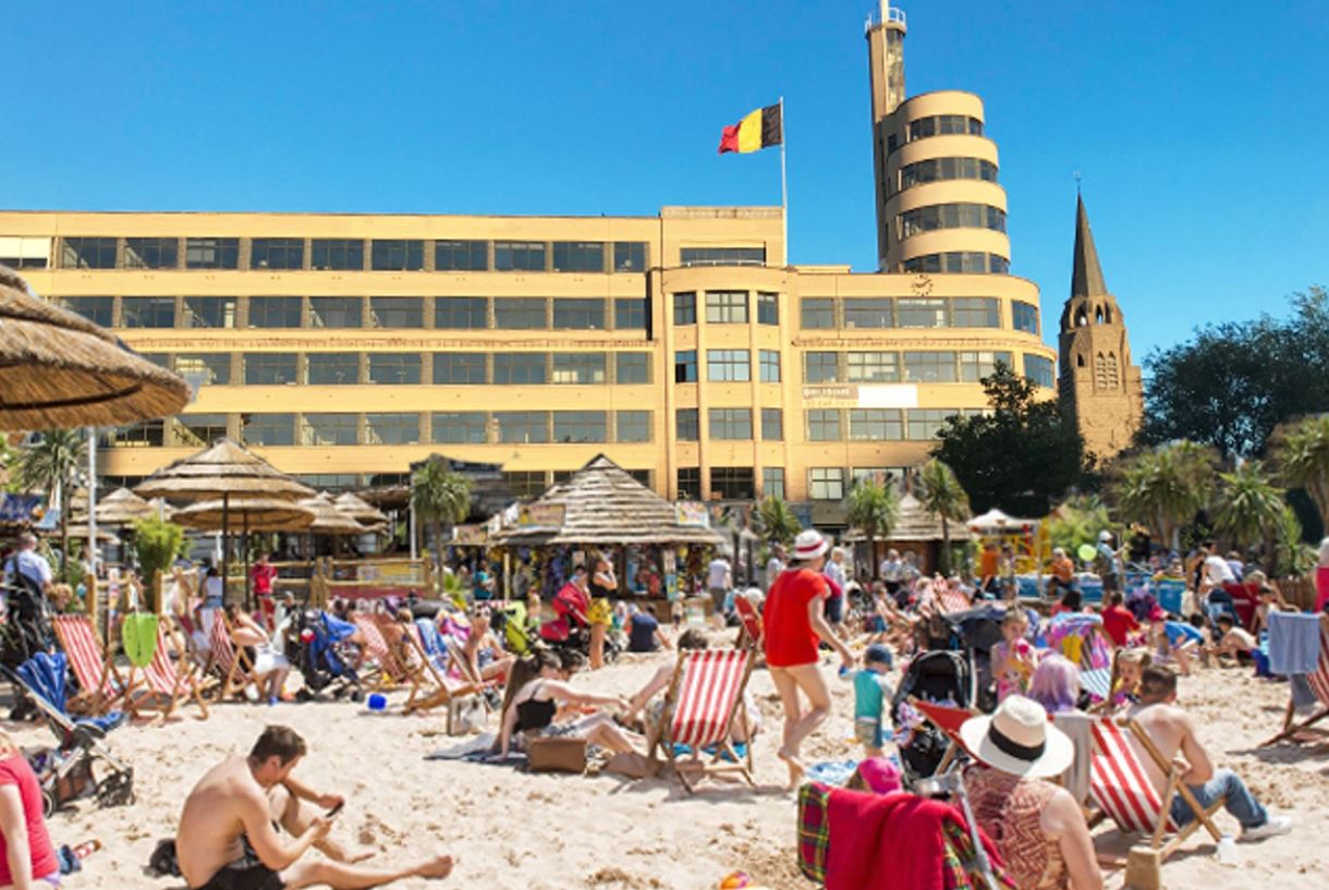 Urban beach proposal for Place Flagey over summer | The Bulletin