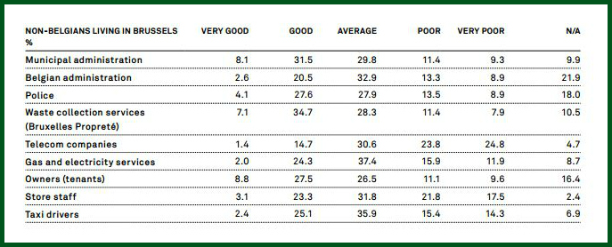Dissecting the 'Expat Survey': Brussels services | The Bulletin