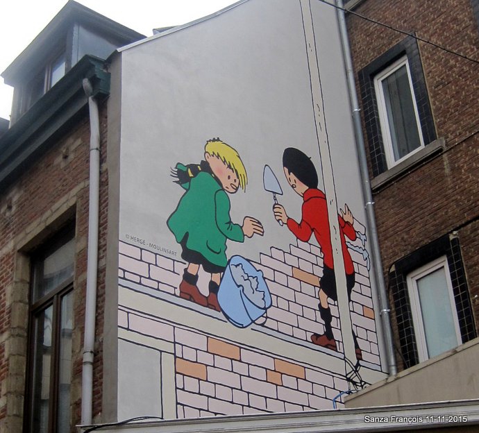 New Quick and Flupke mural unveiled in Brussels | The Bulletin