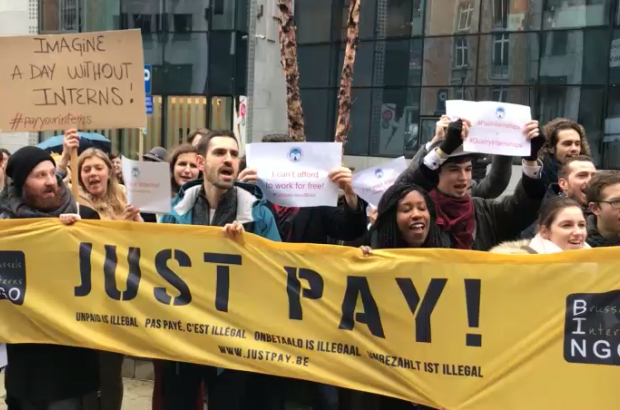 Video: Brussels protest against unpaid EU internships | The Bulletin