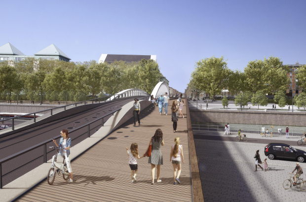 New Suzan Daniel Bridge over Brussels canal to be placed this week ...